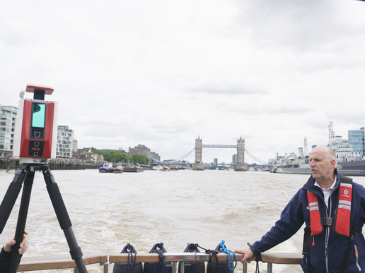 Kinematic Terrestrial Laser Scanning of the River Thames - RIEGL USA